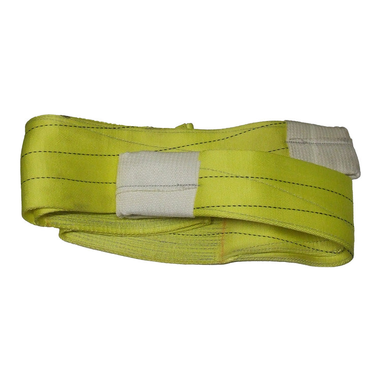 Single ply webbing sling (yellow 180mm) 2m x 3t – GGR Glass